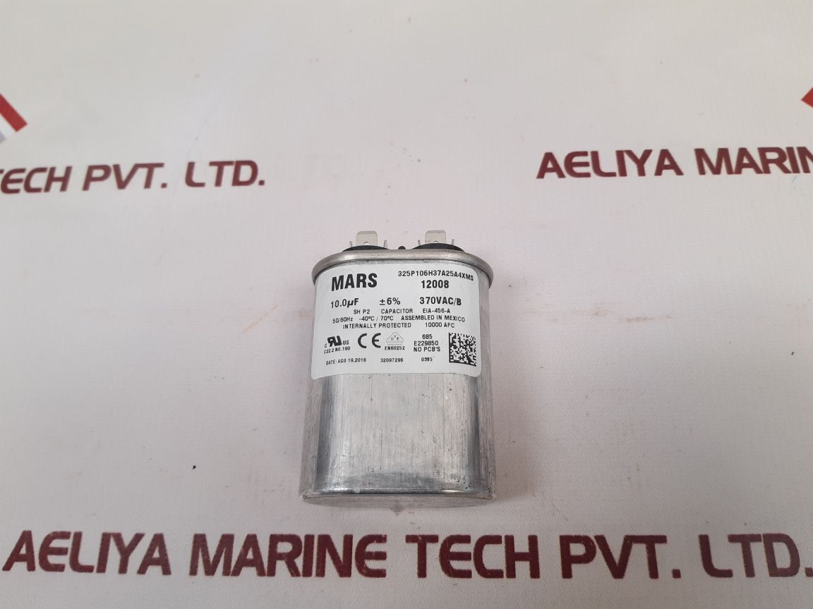 Mars 12008 Motor Run Capacitor 370Vac/B – Aeliya Marine