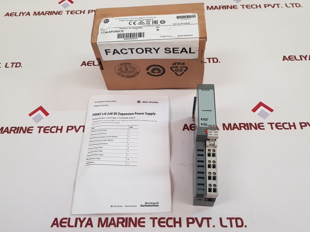 Allen-bradley 1734-ep24Dck Ser: B Point I/O Expansion Power Supply-k ...