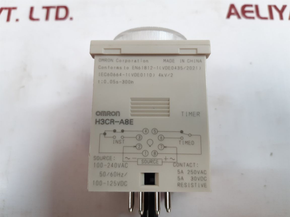 Omron H3Cr-a8E Timer H3Cr 0 To 12 Min – Aeliya Marine