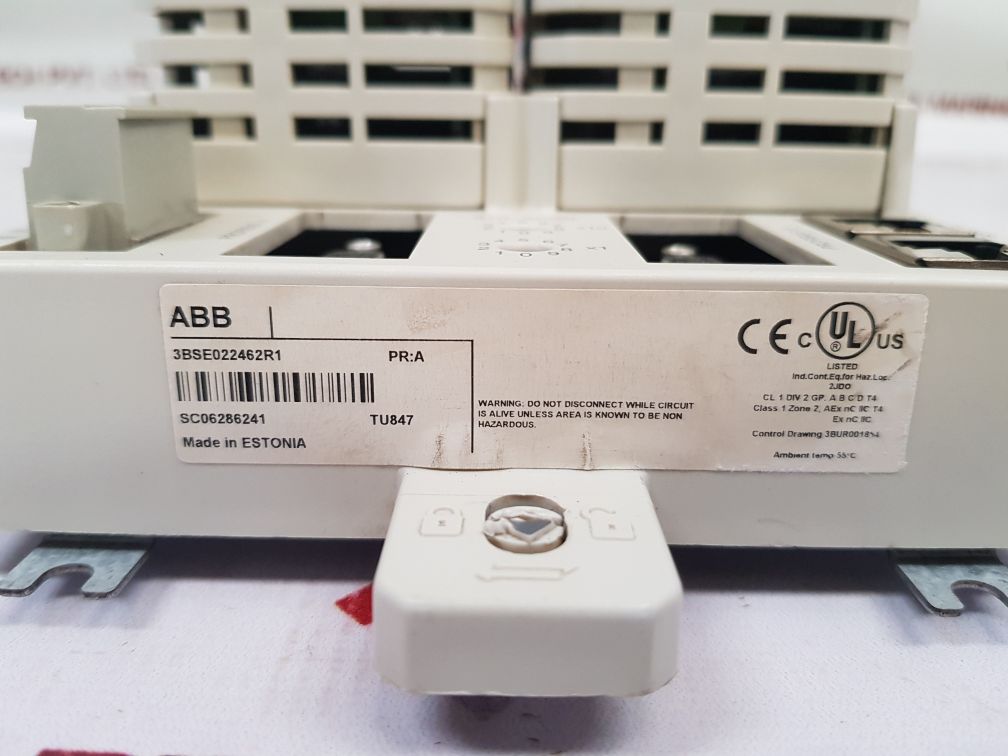 Abb ci840a 3bse041882r1 module with tu847 3bse022462r1 termination uni ...