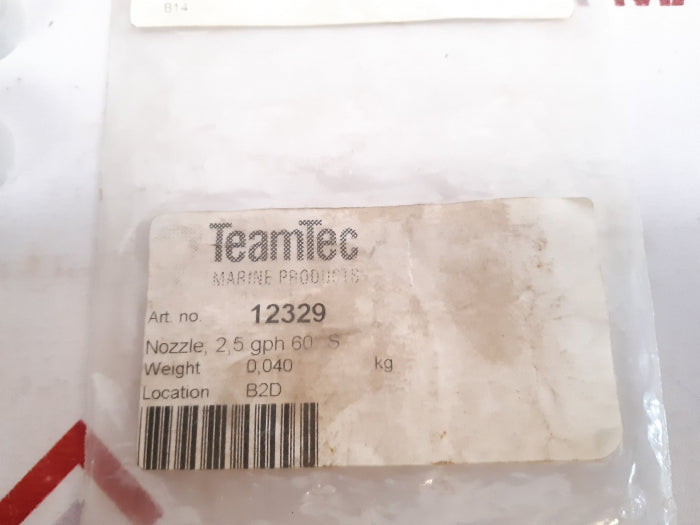 Set of 4X Teamtec 12329 2.5 gph 60S oil nozzle – Aeliya Marine