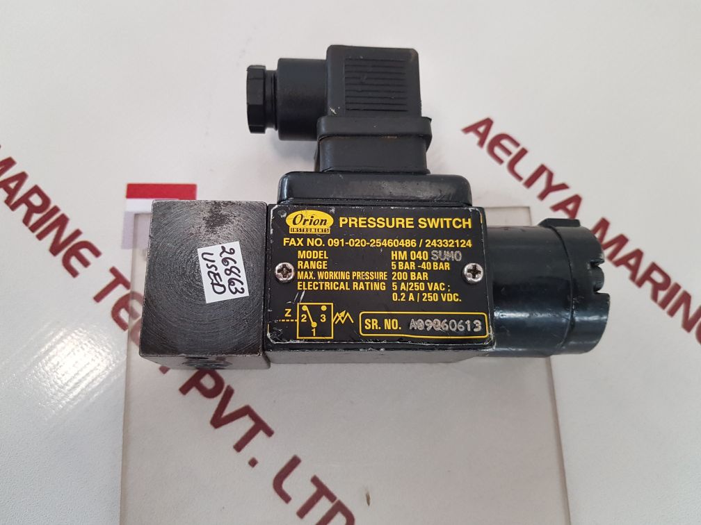 Orion hm 040 sumo pressure switch – Aeliya Marine