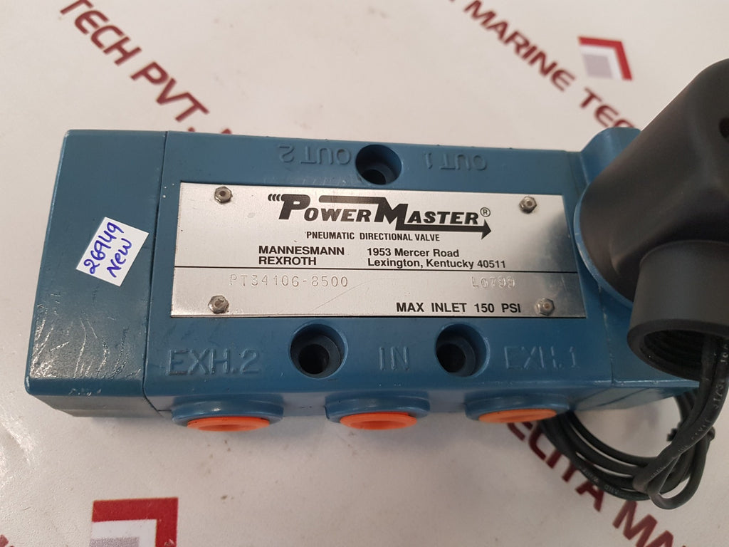 Rexroth Pt34106-8500 Pneumatic Solenoid Valve – Aeliya Marine