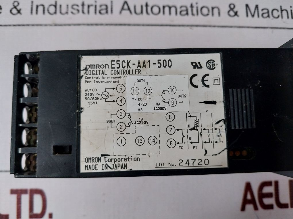 Omron E5Ck-aa1-500 Digital Controller – Aeliya Marine