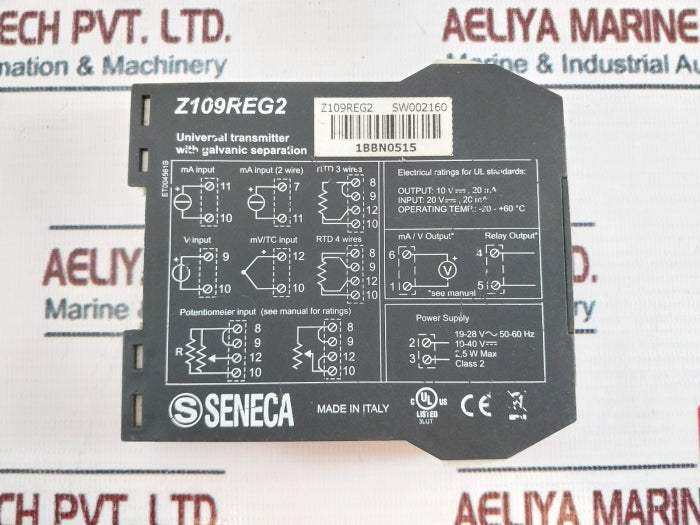 Seneca Z109Reg2 Universal Transmitter With Galvanic Separation 19-28V ...