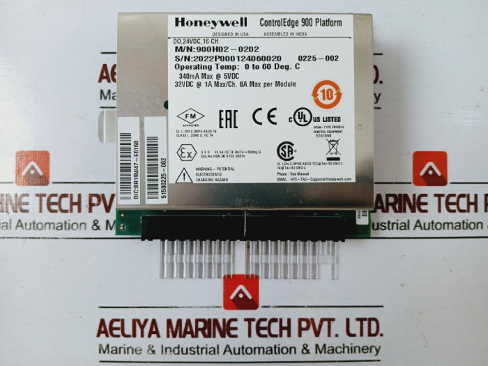Honeywell 900H02-0202 Digital Output Module 24Vdc 16 Pt Hc900 Controll ...