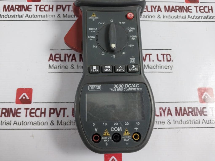 Meco 3600 Dc/Ac Digital True Rms Clamp Meter – Aeliya Marine