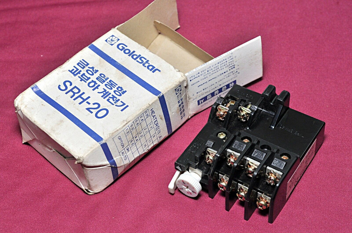 Gold star srh-20 thermal overload relay – Aeliya Marine