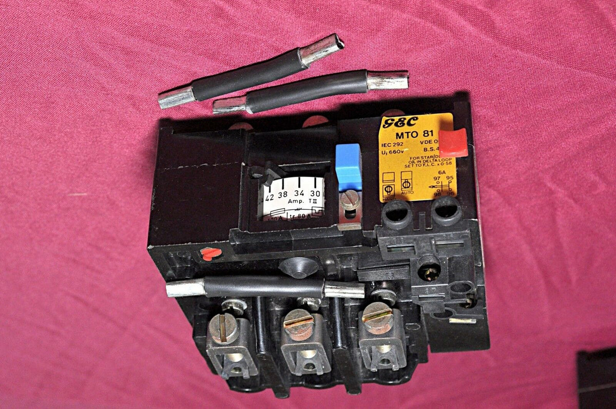 Gec mto 81 overload relay 100a – Aeliya Marine