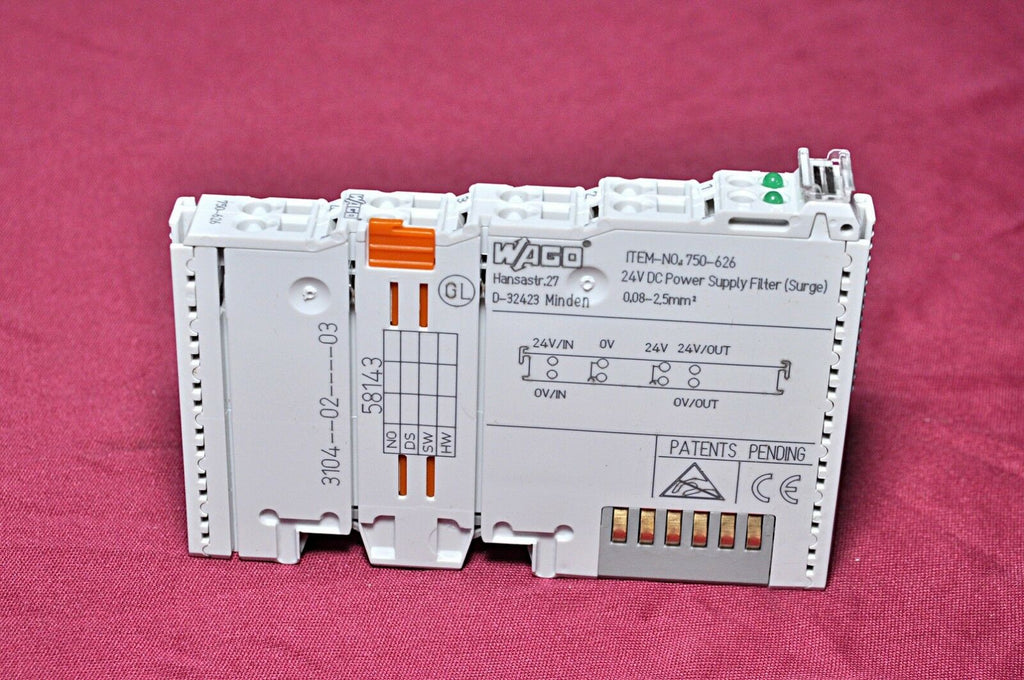 Wago 750-626 24v dc power supply filter – Aeliya Marine