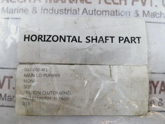 362591105 Horizontal Shaft Part For Main L.O. Purifier Flexion Clutch ...