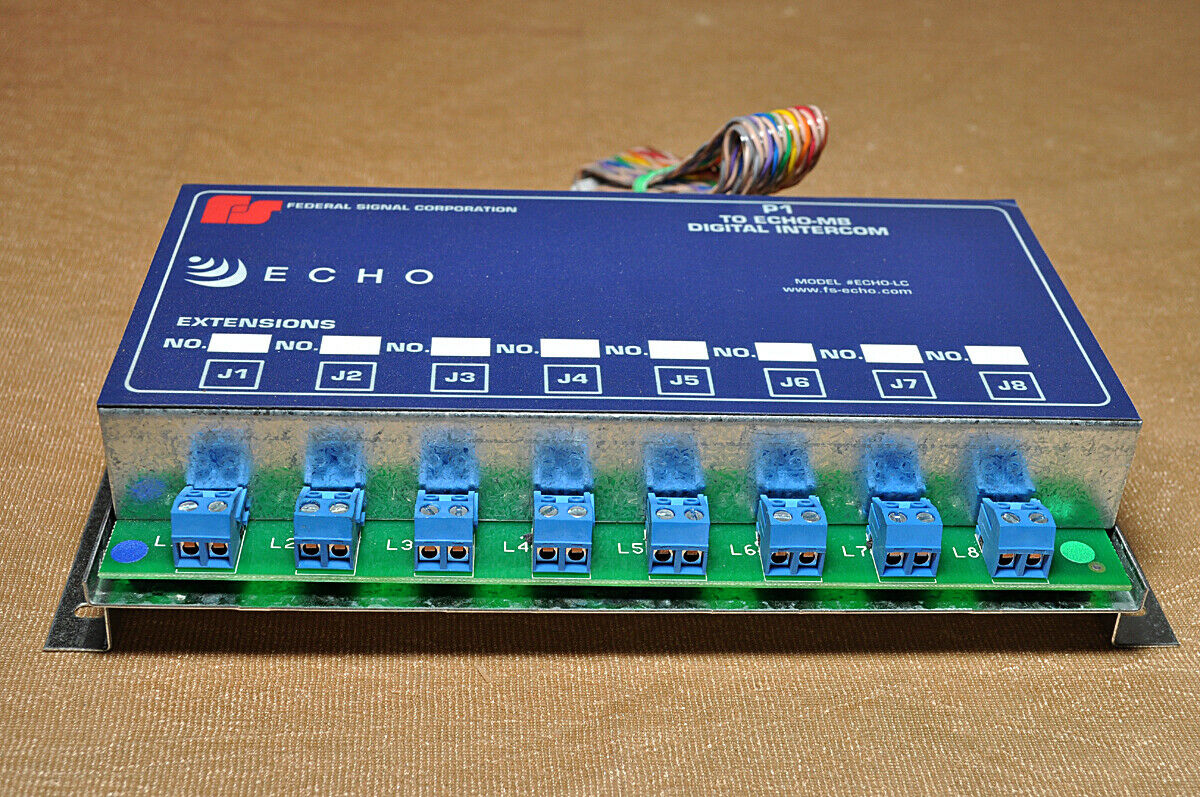 Federal Echo-lc Digital Intercom Circuit Board P1 To Echo-mb 9022179 ...