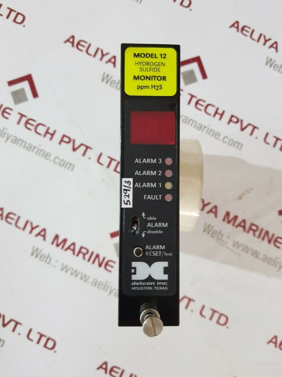 Detcon model 12 hs-12*100 ppm h2s digital controller – Aeliya Marine