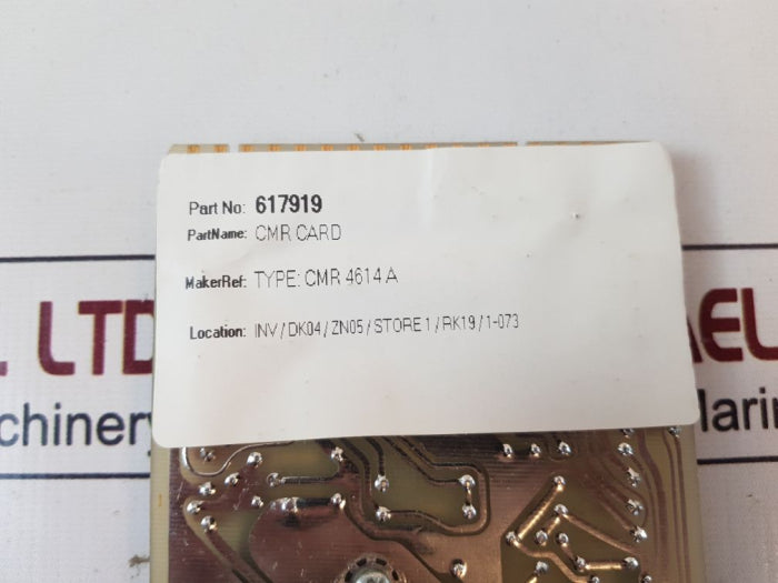 617919 Cmr Card – Aeliya Marine