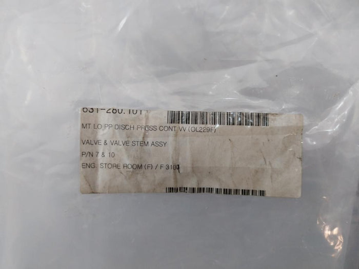 7-10 Ol229F Main Turbine Oil Pump Discharge Pressure Control Valve Ste ...