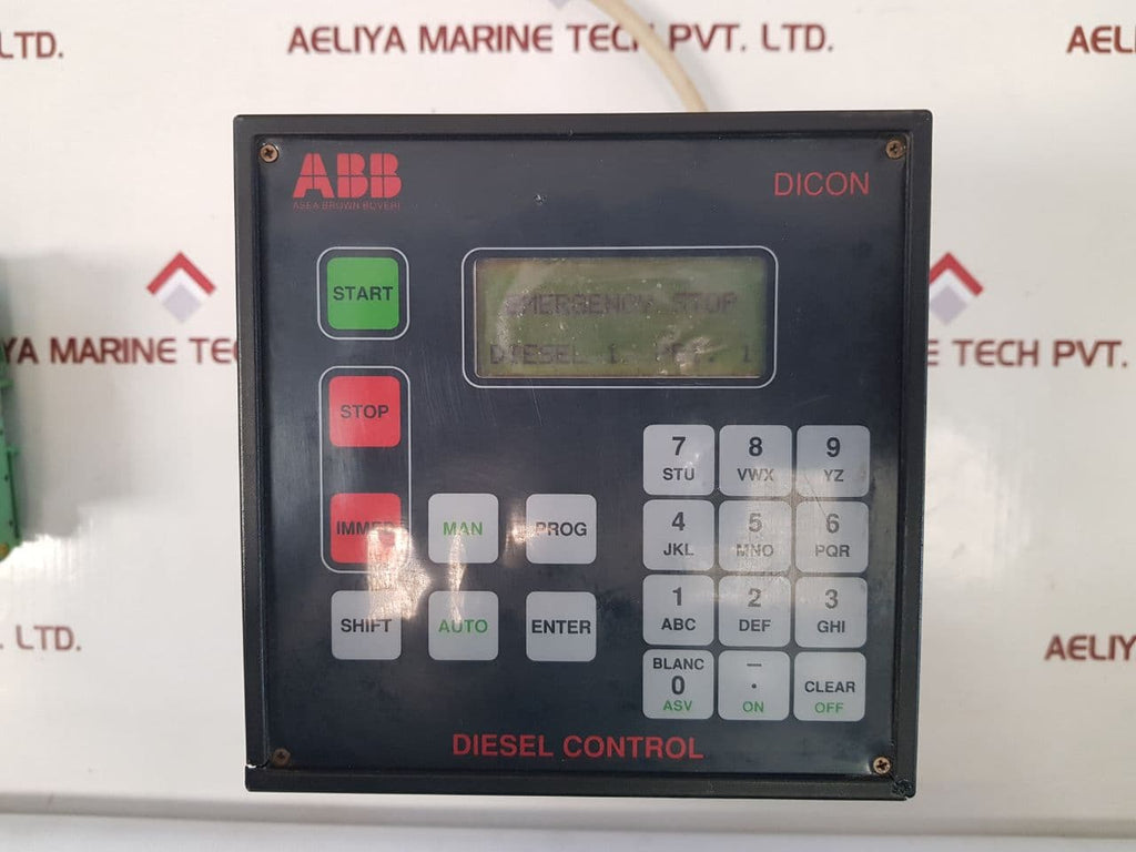 Abb cma112 dicon 3dde3 00013 diesel control display unit – Aeliya Marine