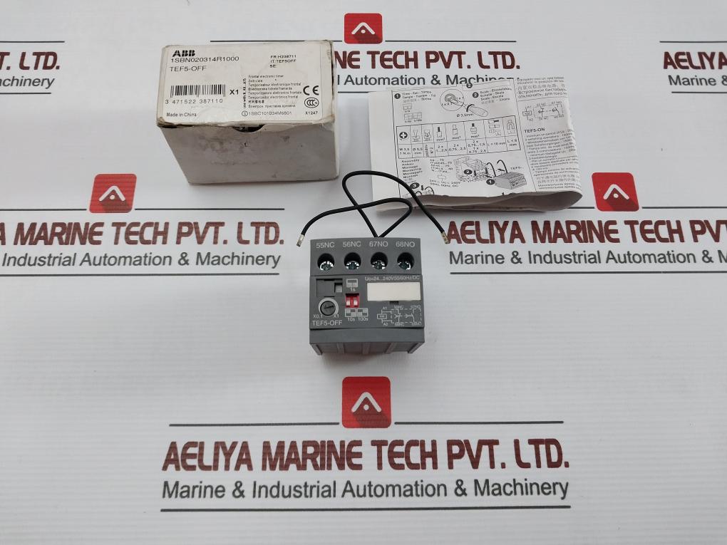 Abb Tef5-off Frontal Electronic Timer Module 24-240V – Aeliya Marine