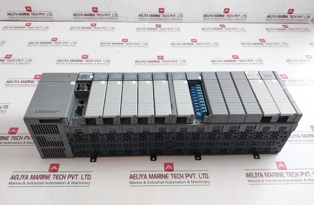 Allen-bradley Slc 500 13-slot Rack Controller Module 1746-a13 1746-p2 ...