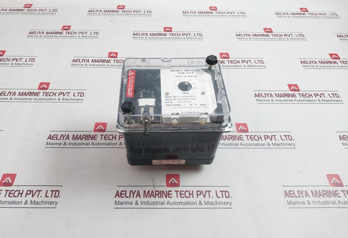 Alstom Vtt11Zg8154Bch Definite Time Relay 220-230 D.C 1 To 10 Secs ...