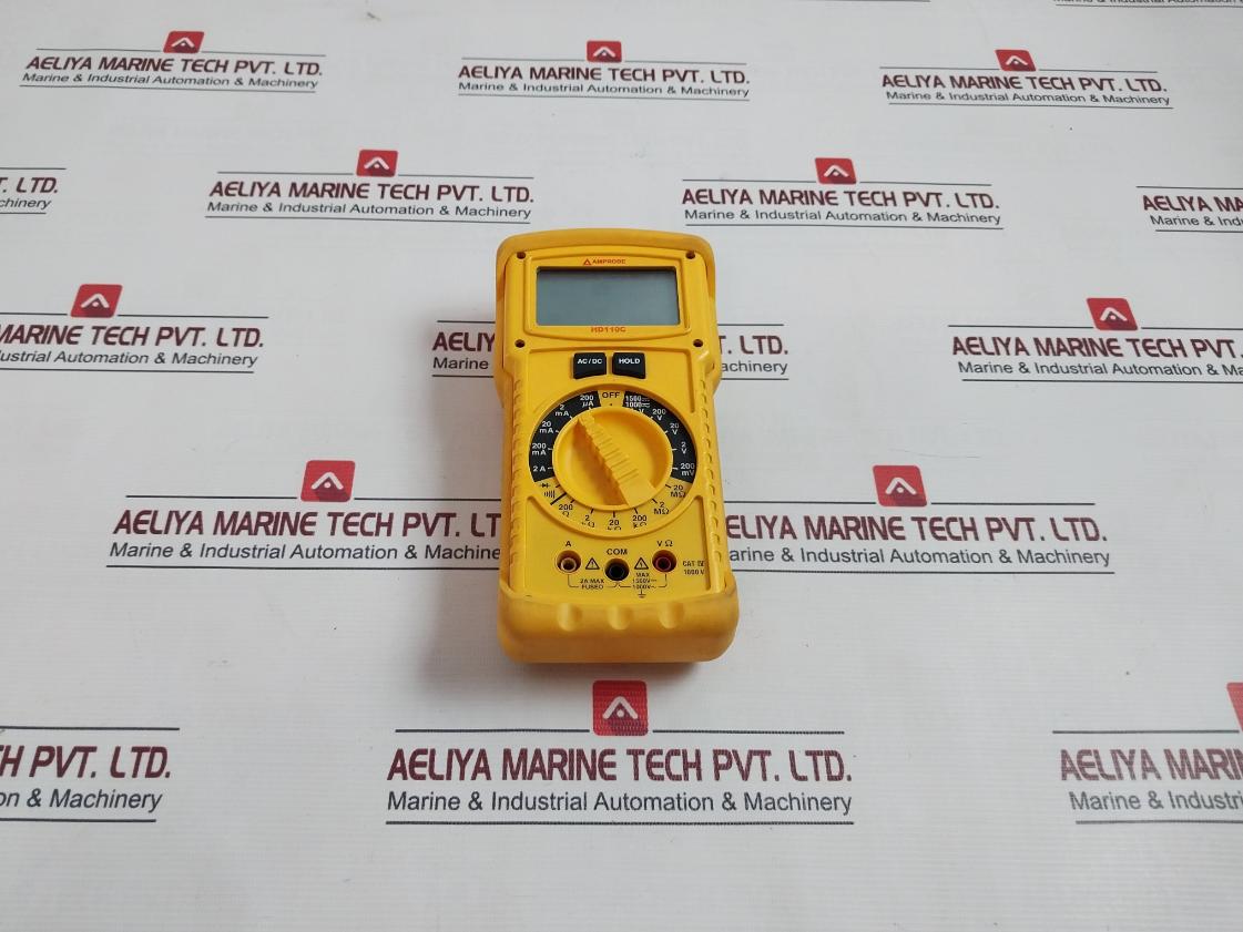 Amprobe Hd110C Heavy-duty Digital Multimeter 2Ma/20Ma/200Ma 2V/20V/200 ...