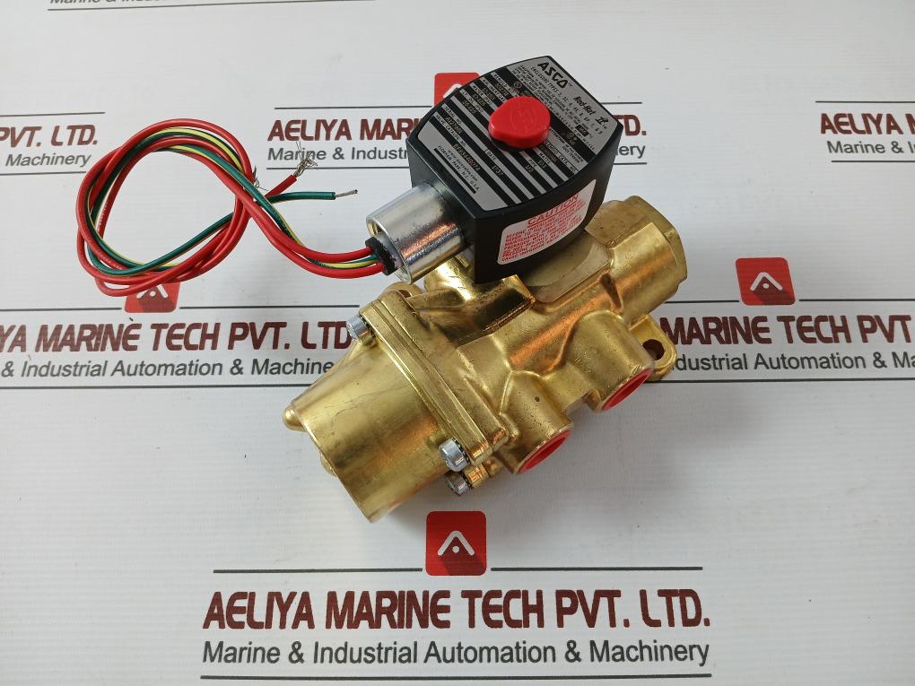 Asco Ef8344G074 4-way Piston/Poppet Solenoid Valve Ef8003G1 10.1W ...