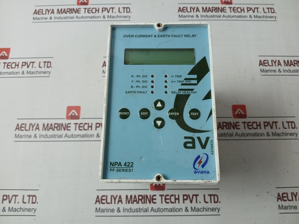 Avana Npa 422 Over Current & Earth Fault Relay Ast0063A 20-60V Dc 5A ...