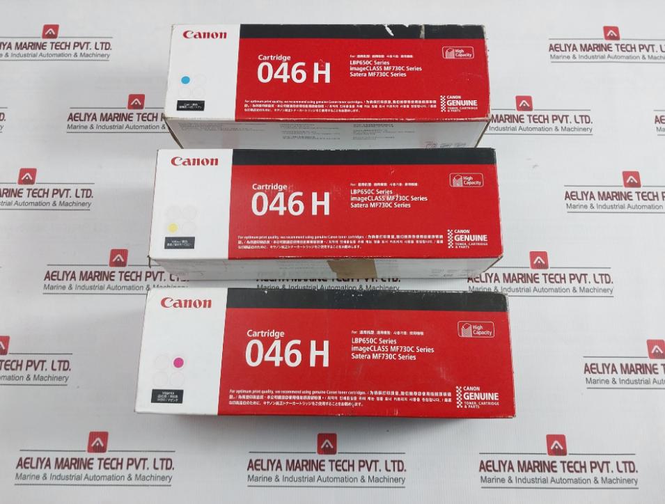 Canon 046 H Toner Cartridge Crg-046Hmag, Crg-046Hyel, Crg-046Hcyn (3 ...