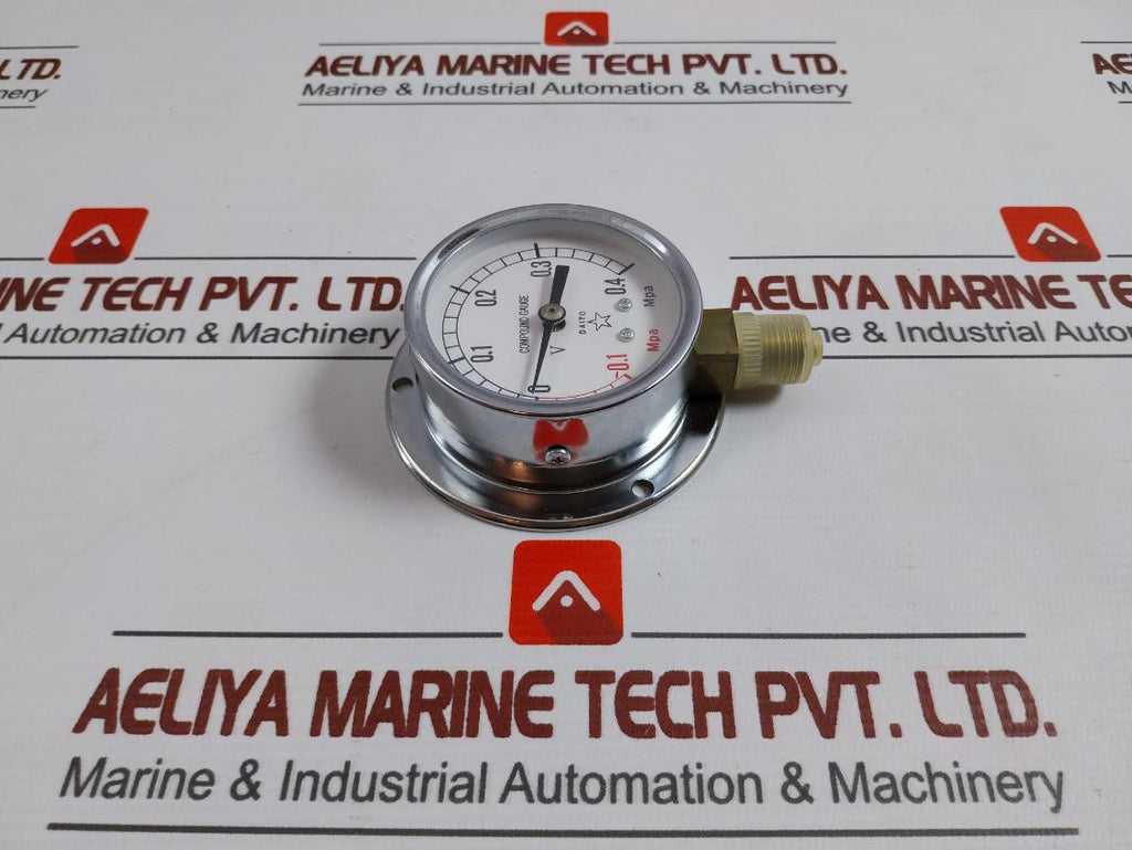 Daito -0.1 To 0.4 Mpa Compound Pressure Gauge – Aeliya Marine
