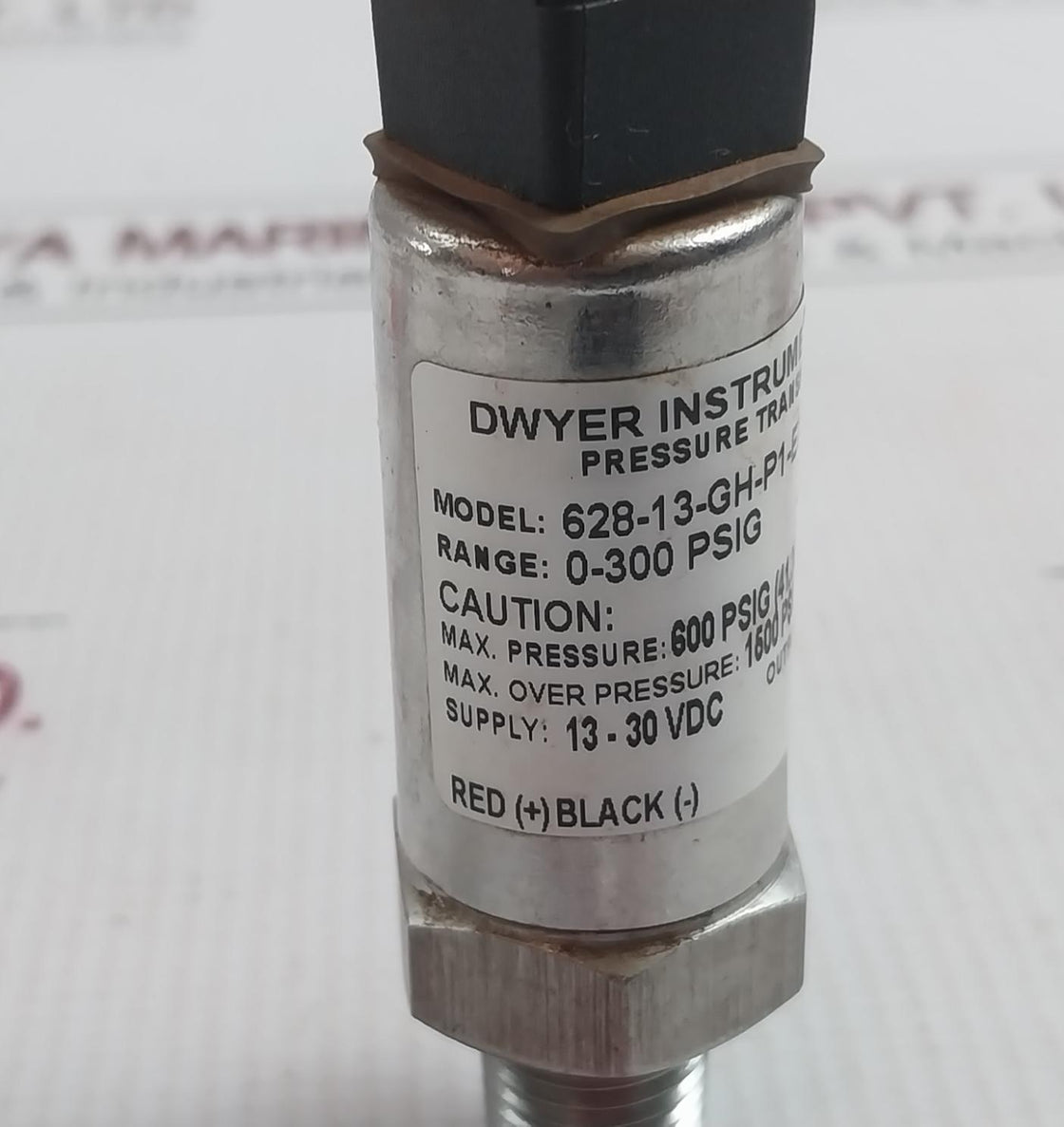 Dwyer 628-13-gh-p1-e7-s1 Pressure Transmitter 13-30 Vdc 4-20 Ma 600 ...