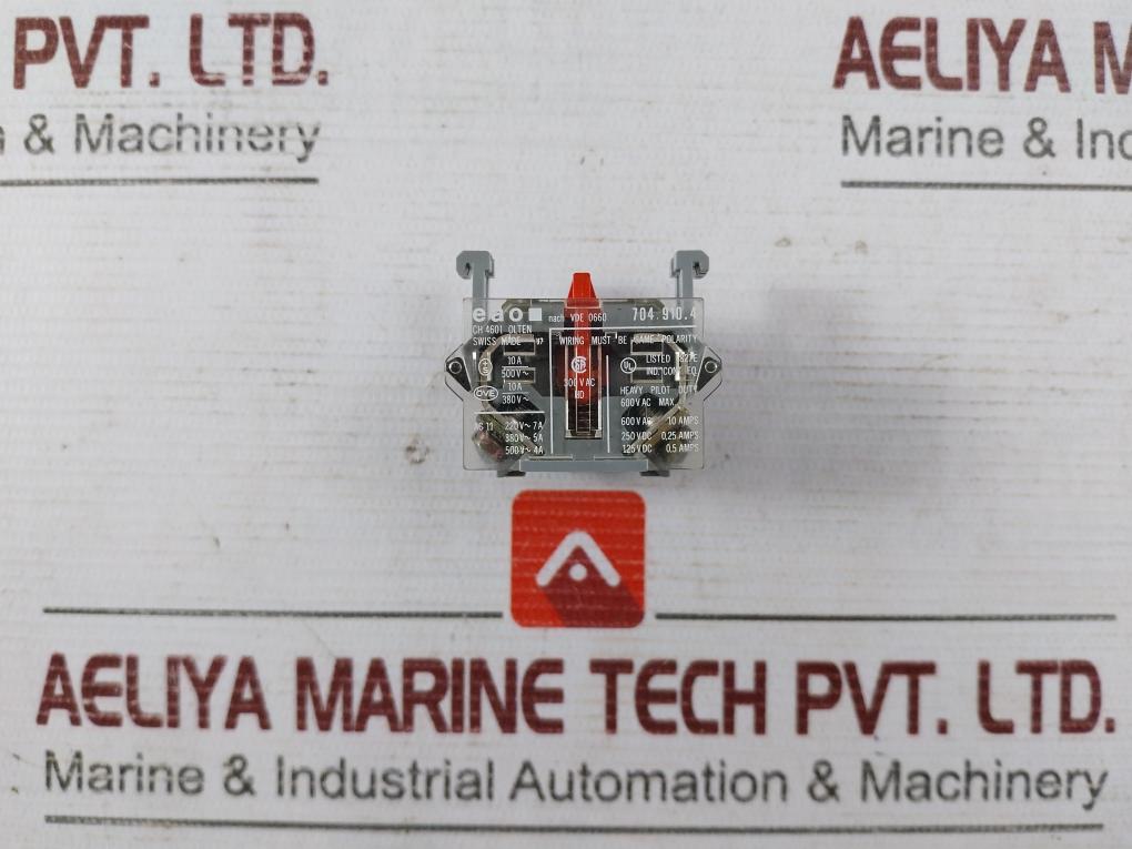 Eao 704.910.4 Switching Element 10A/500V~ 600V Ac 10 Amps – Aeliya Marine