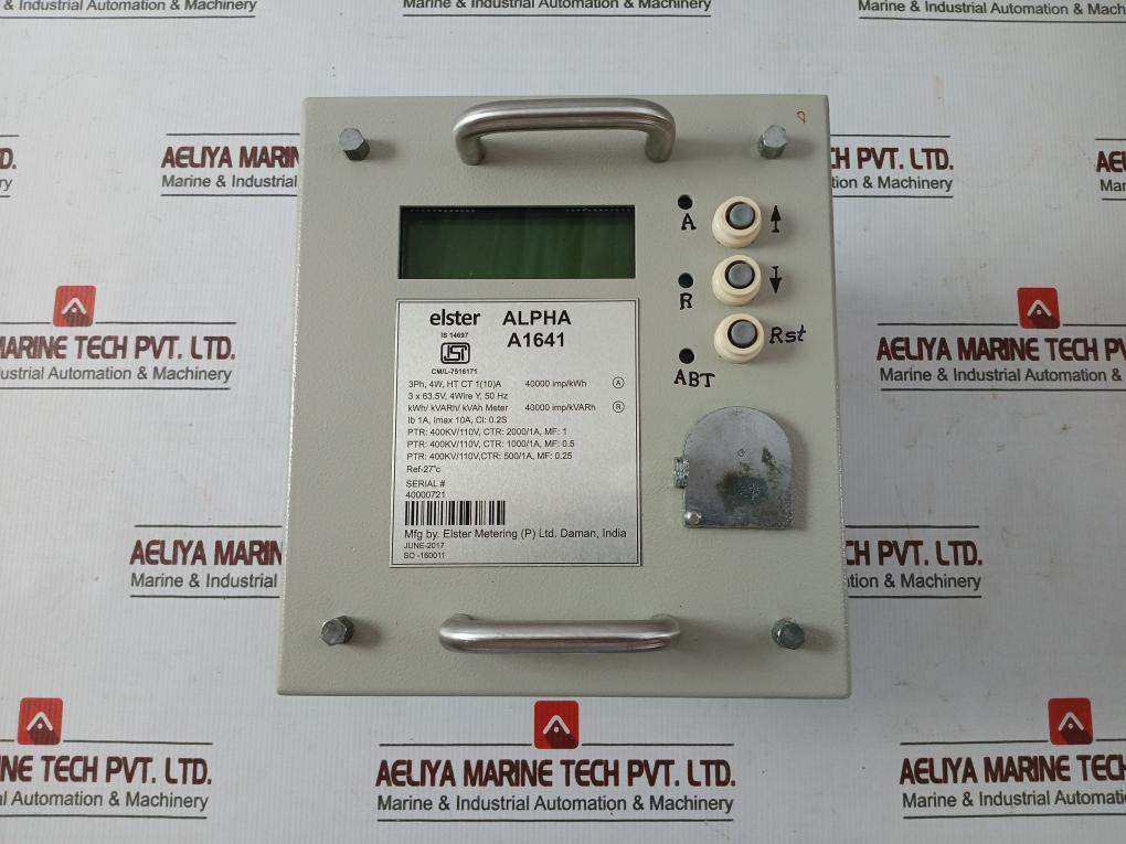 Elster Alpha A1641 3-phase Digital Electric Meter 40000 Imp/kwh ...