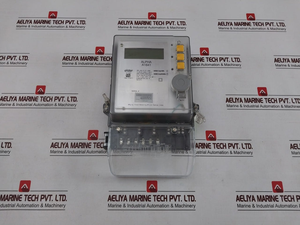 Elster Alpha A1641 Digital Kwh/Kvarh/Kvah Electric Meter 0.2S 40000 Im ...