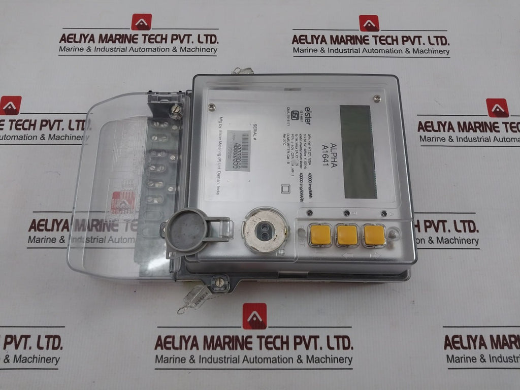 Elster Alpha A1641 Digital Kwh/Kvarh/Kvah Electric Meter 0.2S 40000 Im ...