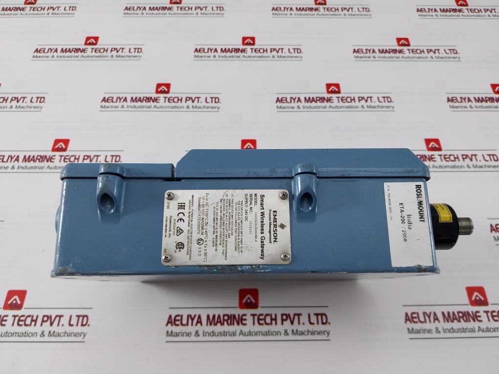 Emerson 1420A2A3A4Ndwl4 Smart Wireless Gateway 753-6026-3005/Ab 24V Dc ...