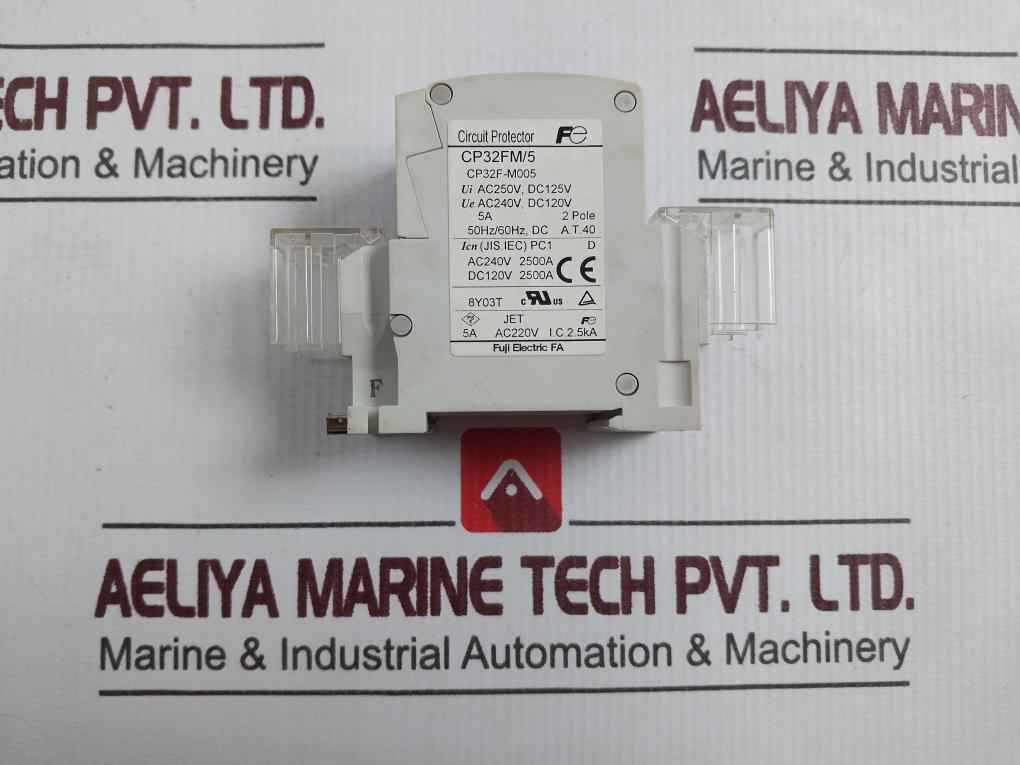 FUJI ELECTRIC CP32FM/5 Circuit Breaker 250V 5A 2-Pole – Aeliya Marine