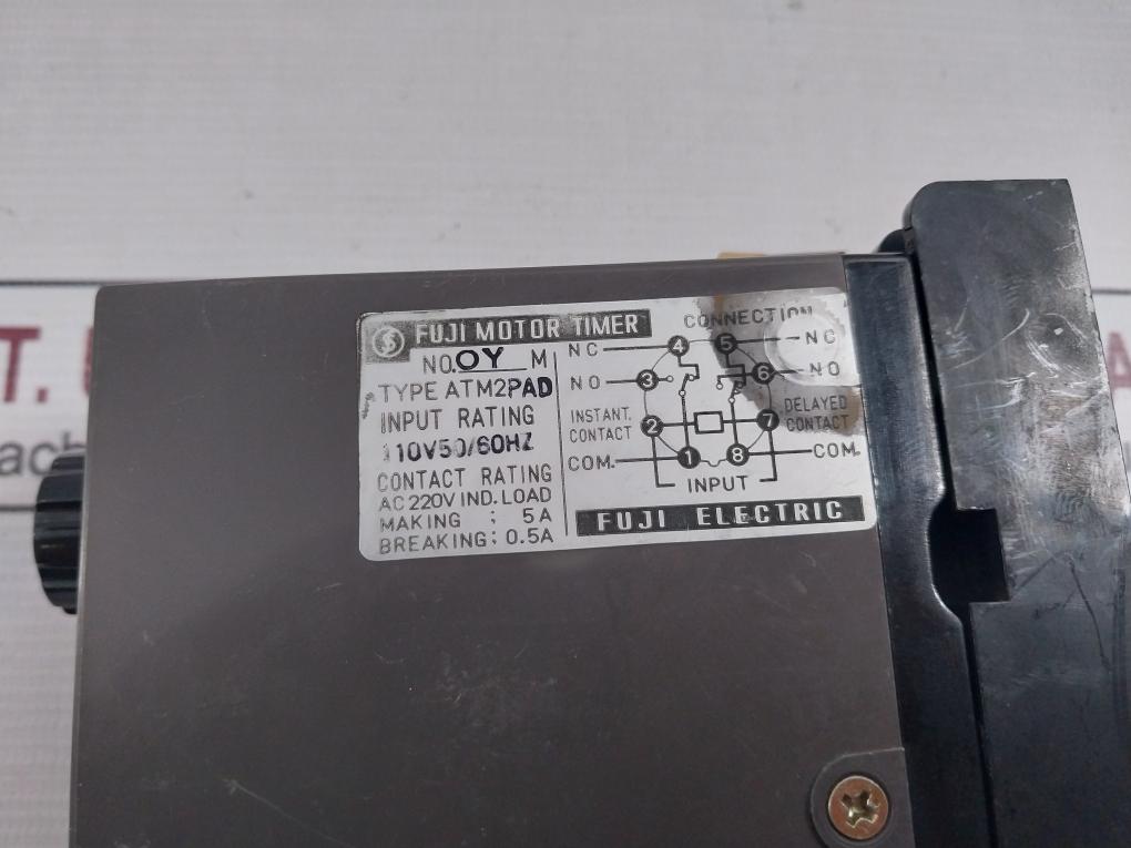 Fuji Electric Atm2Pad Motor Timer 110V 50/60Hz. – Aeliya Marine