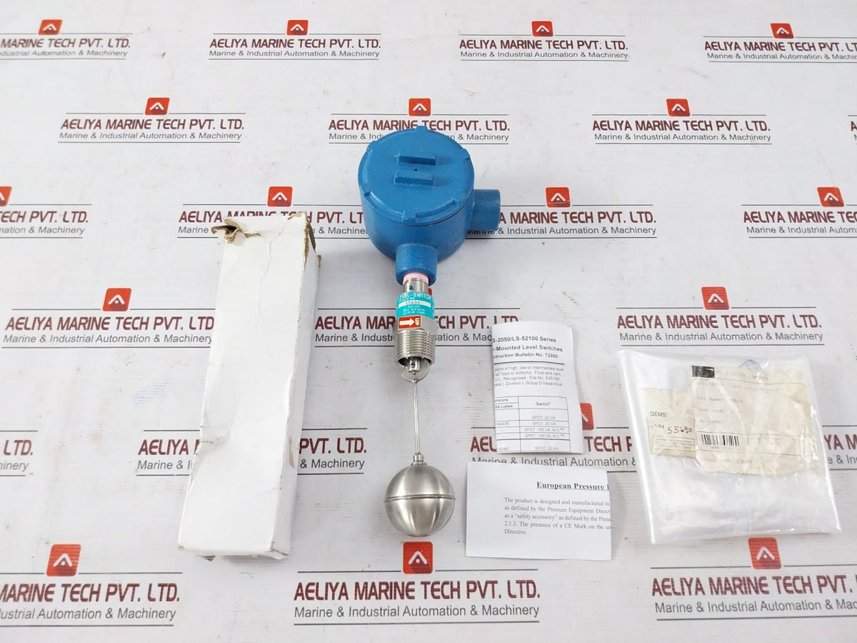 Gems Sensors Ls-30290 Wyep Explosion-proof Side-mounted Level Switch 5 ...