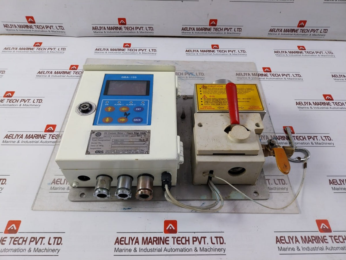 Georim Gba-155 Oil Content Meter/15Ppm Bilge Alarm Bg-10Cp Rev: V3C 94 ...