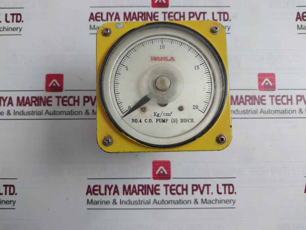 Hanla 0-20 Kg/Cm2 Analog Panel Pressure Indicator Meter Max. 500V ...