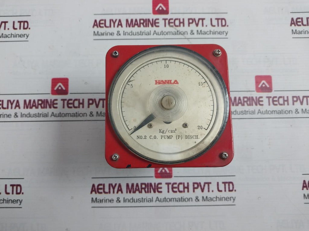 Hanla 0-20 Kg/Cm2 Analog Pressure Meter 500V W0301041 – Aeliya Marine