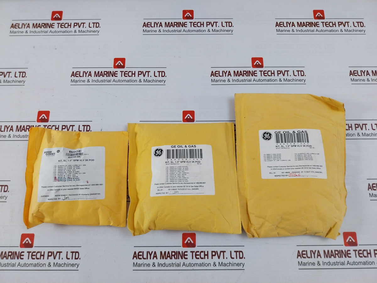 Hydril Aa558-sk Spm Valve Seal Kit Assy For 1.5" 3K Rev.C Rod .875 ...