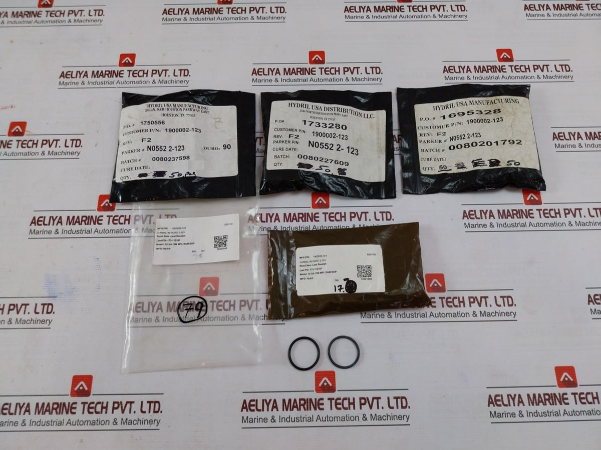 Hydril 1900002-123 O-ring 90 Duro 2-123 Spares For Bop 18 3/4 15M Mpl ...