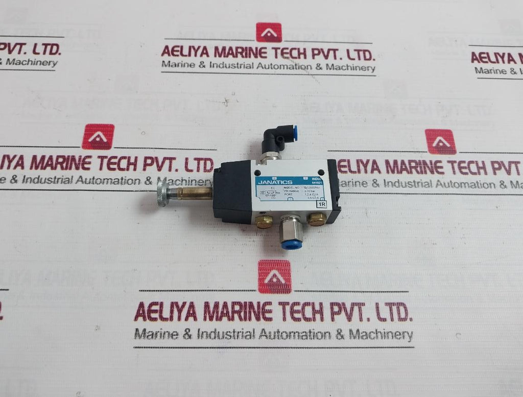 Janatics Ds255Sr61 5/2 Way Pneumatic Directional Control Valve 2-10 Ba ...