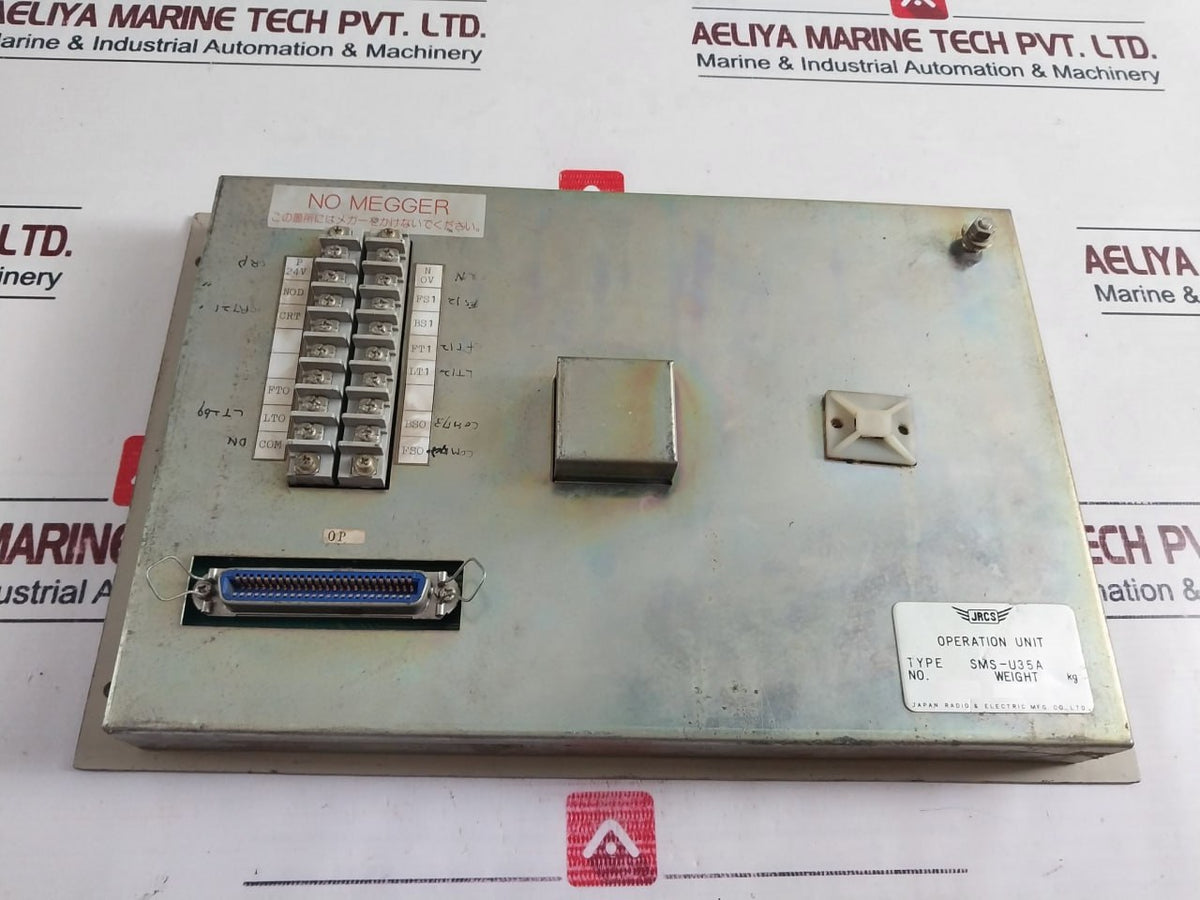 Jrcs Sms-u35A Operation Panel Unit – Aeliya Marine