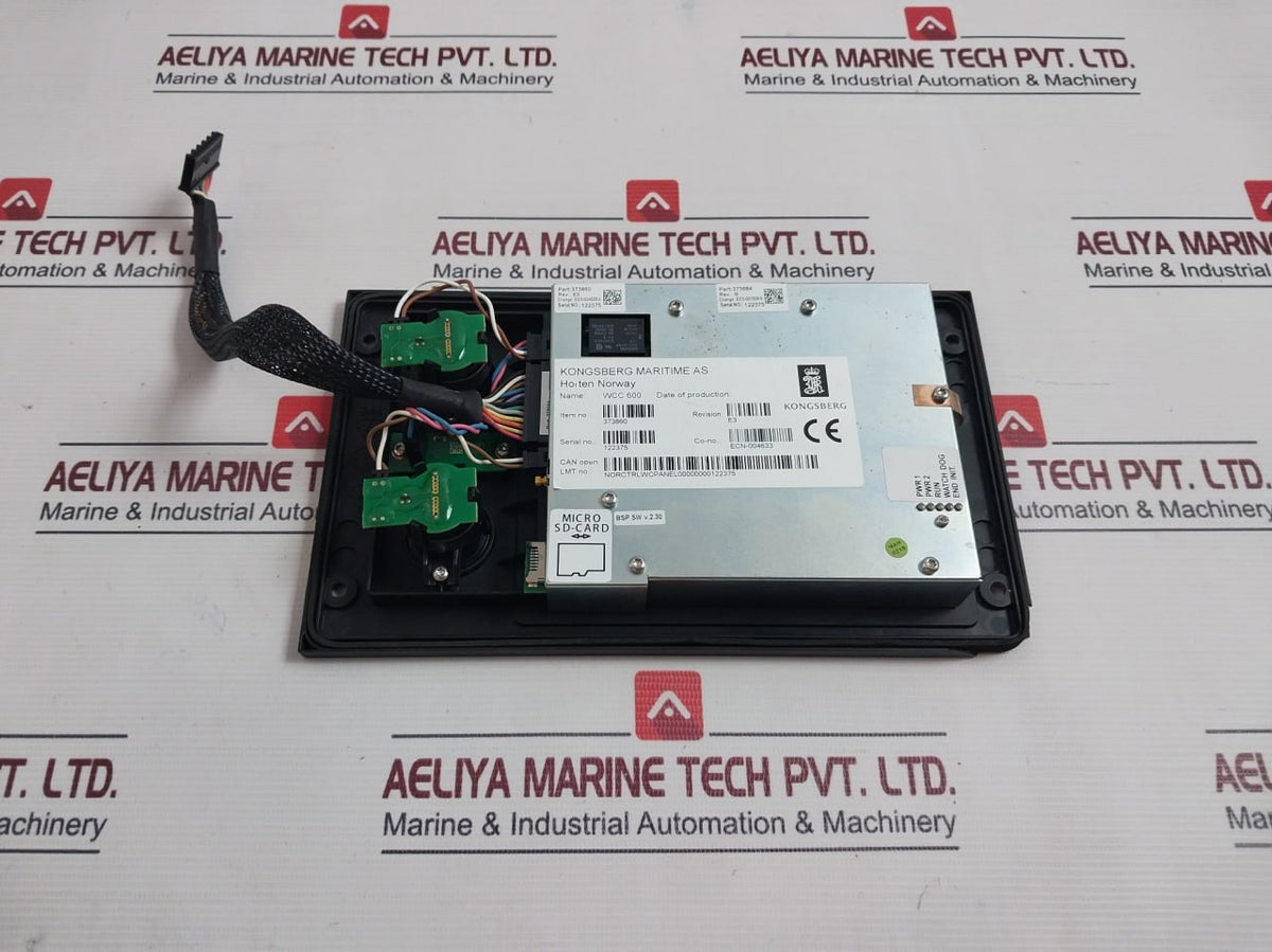 Kongsberg Wcc 600 Watch Call Panel Item 94V-0 373860 Rev G – Aeliya Marine