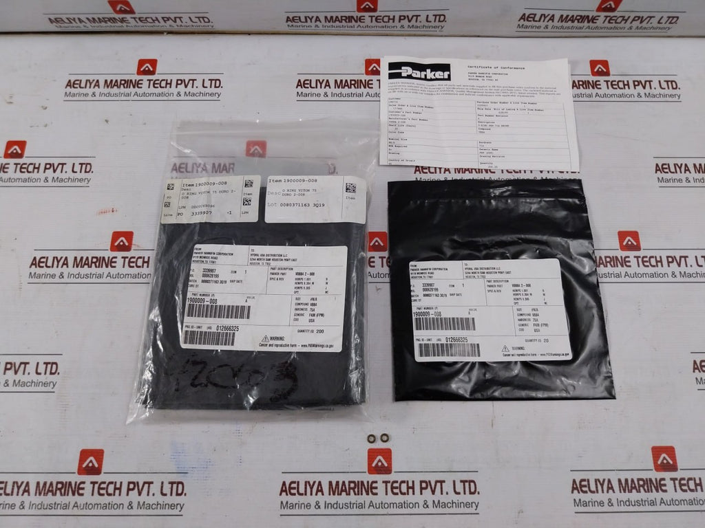 Lot Of 10X Hydril 1900009-008 O-ring Seal 75 Duro 2-008 – Aeliya Marine