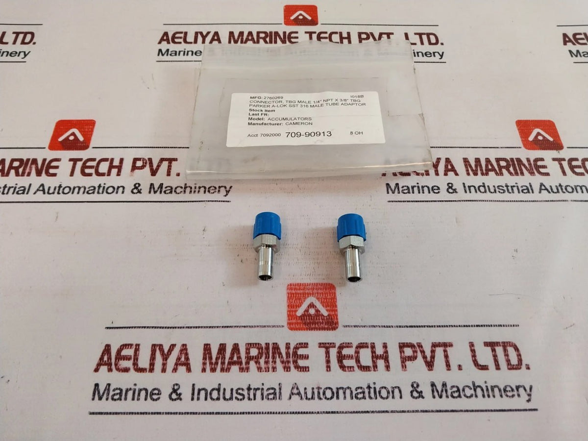 Lot Of 9X Parker Pmi Pc-1/4 Fitting Connector Stainless Steel – Aeliya ...