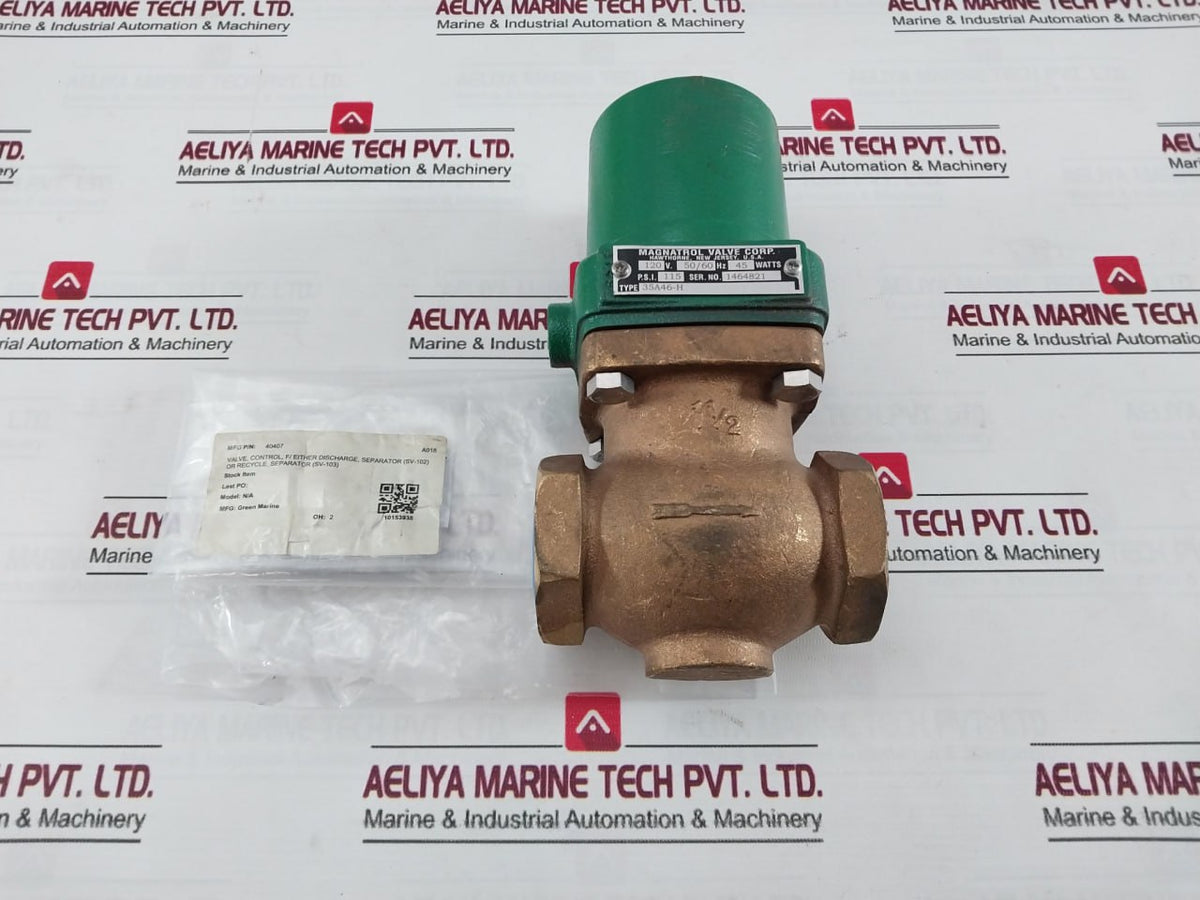 Magnatrol 35A46-h Solenoid Valve 40407 120V 50/60Hz 45 Watts 115 Psi ...