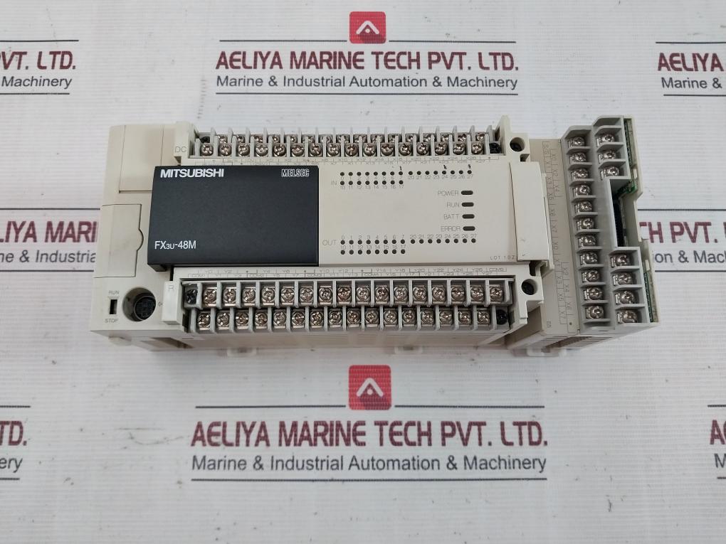 Mitsubishi Electric Fx3U-48Mr/Ds Programmable Logic Controller 30Vdc ...