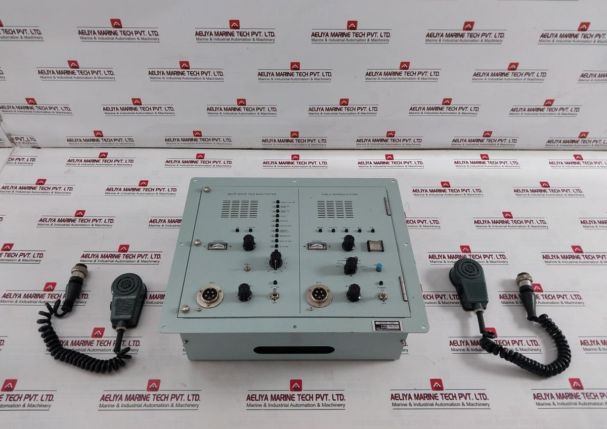 Nippon Hakuyo 0He-1075 Public Address System Control Panel Wm-3 Imp.60 ...